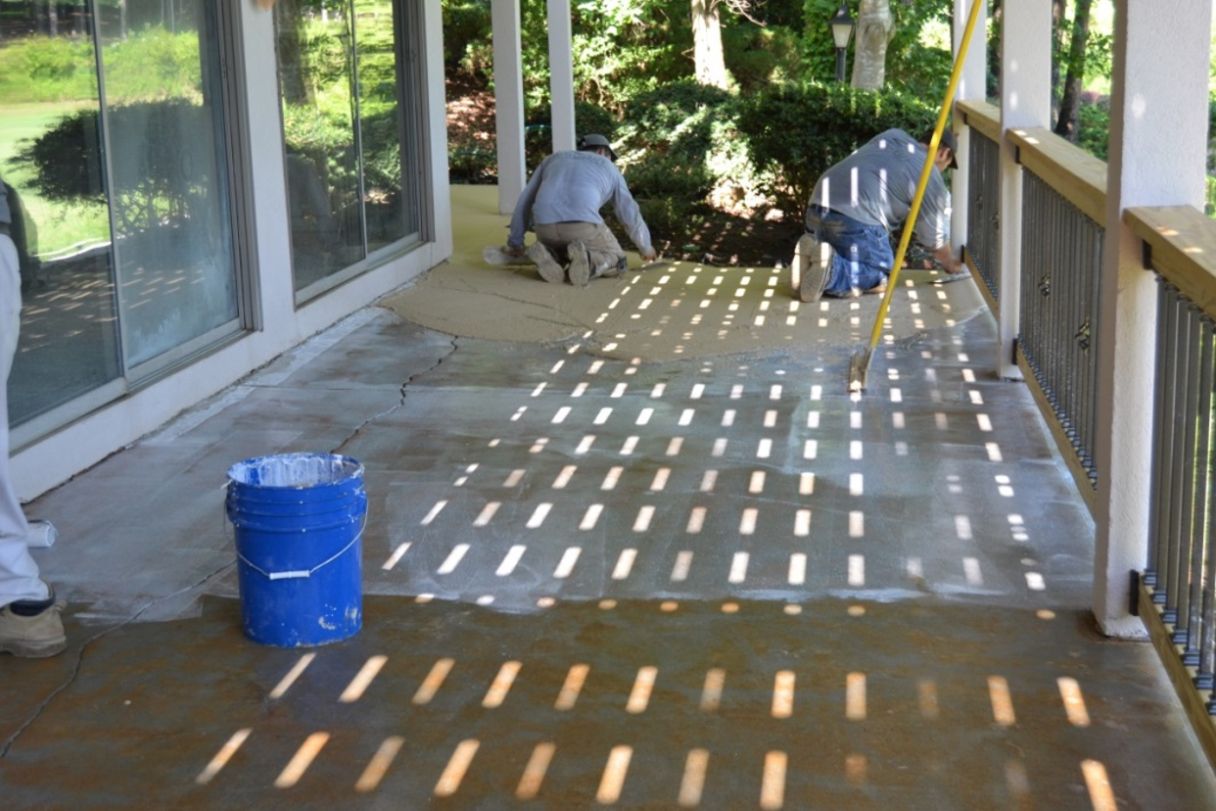 From Start To Finish: A Resurfaced Concrete Overlay | Concrete Craft