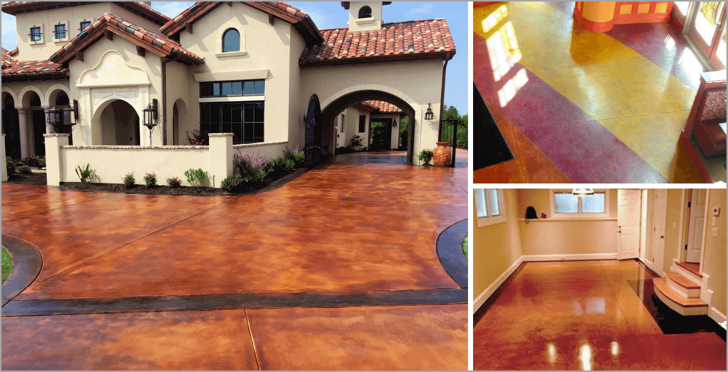 Stained Concrete: Affordable Beauty For All Your Floors | Concrete Craft