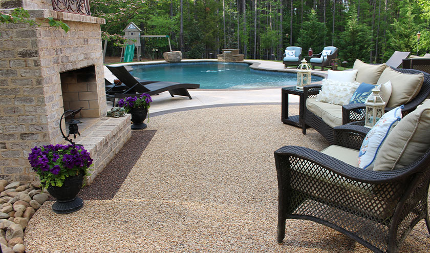 Resurfaced Concrete Patios | Concrete Craft