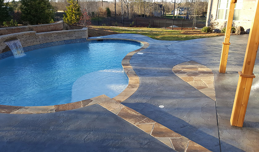 Resurfaced Concrete Pool Decks | Concrete Craft