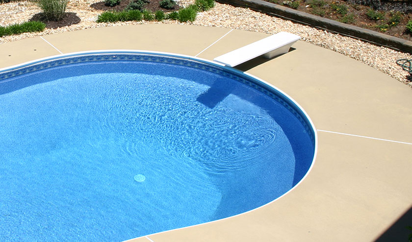 Stained Concrete Pool Decks | Concrete Craft